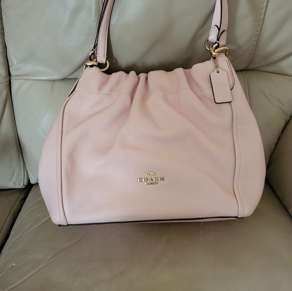 Coach | Bags | Coach Pink Leather Womens Bag | Poshmark